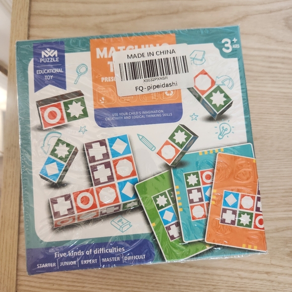 Toys | New Matching Talent Five Levels Of Difficulty Game Educational ...